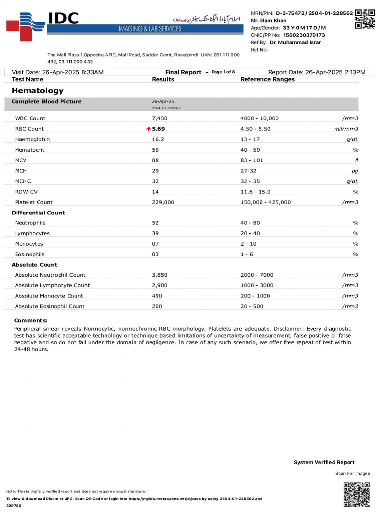 PatientReportPDF 1 | PDF