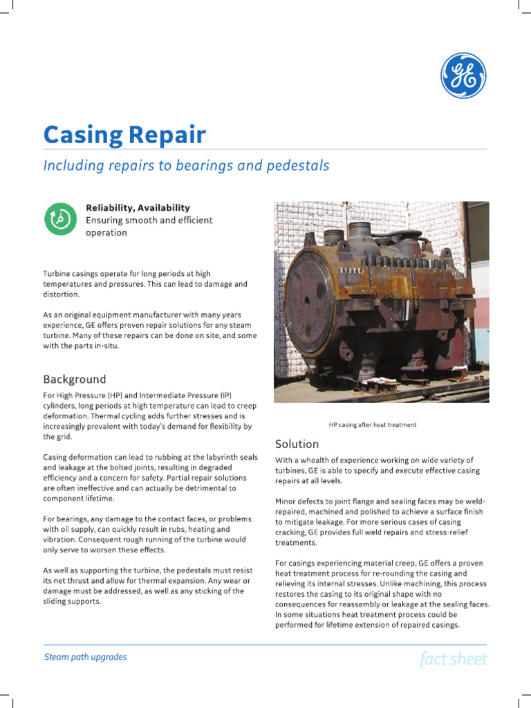 Fact Sheet Casing Repair | PDF