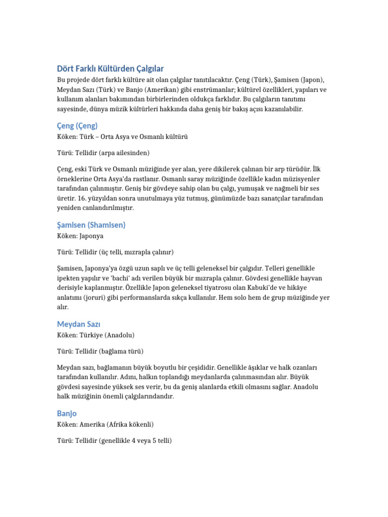 Calgilar Projesi | PDF