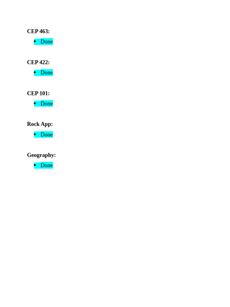 To Do | PDF