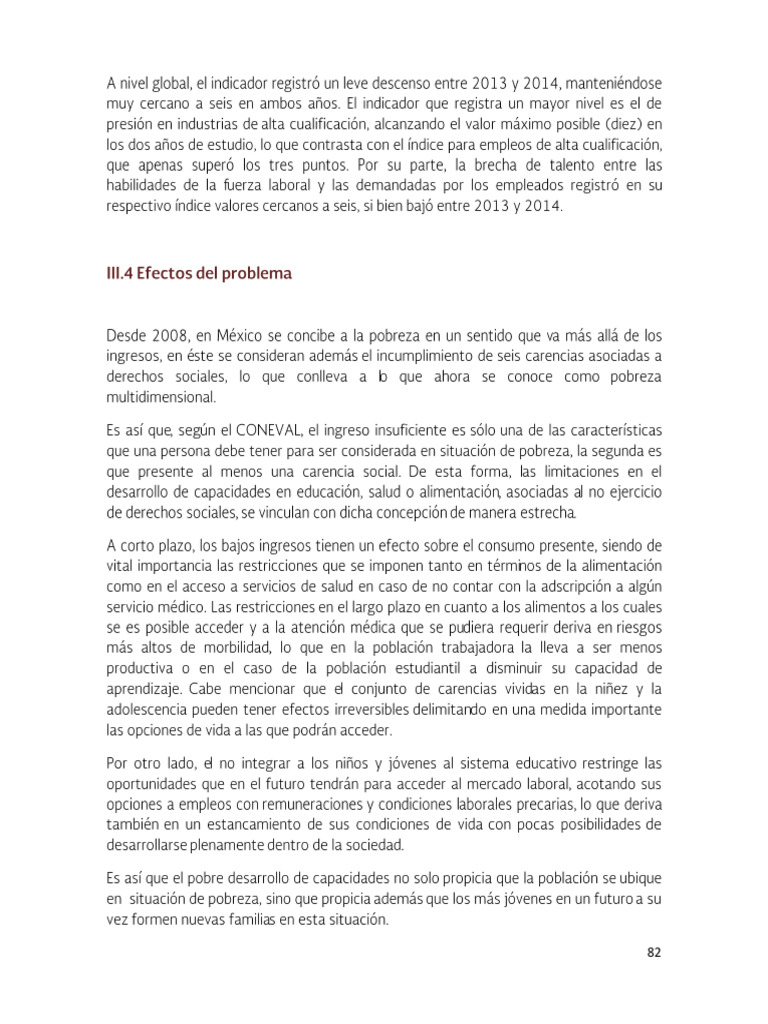 Diagnostico Del Programa PROSPERA. Diciembre 2015. P3 | PDF | Seguridad alimentaria | Pobreza