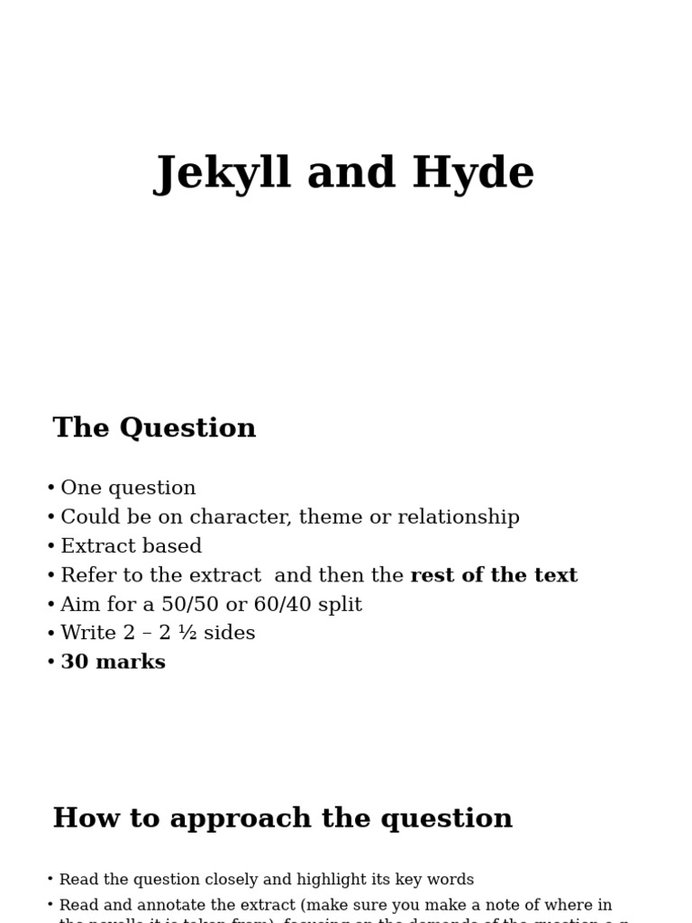 English Literature Jekyll and Hyde Exam Question Revision.277637055 ...