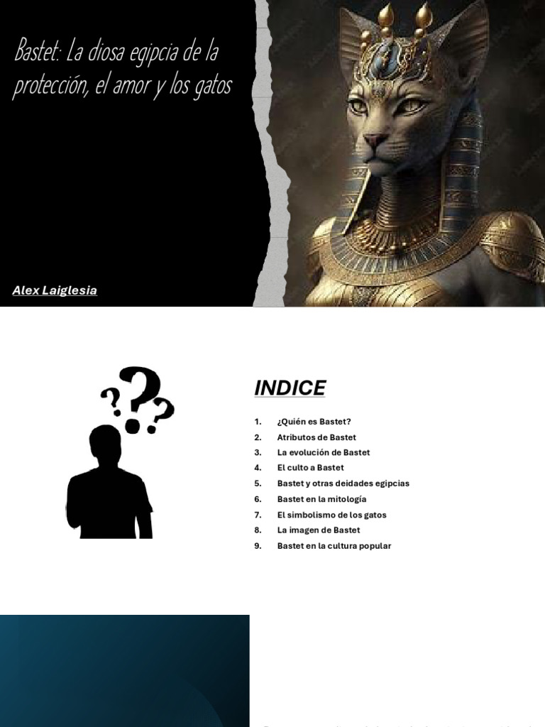 Bastet La Diosa Egipcia | PDF | Diosa