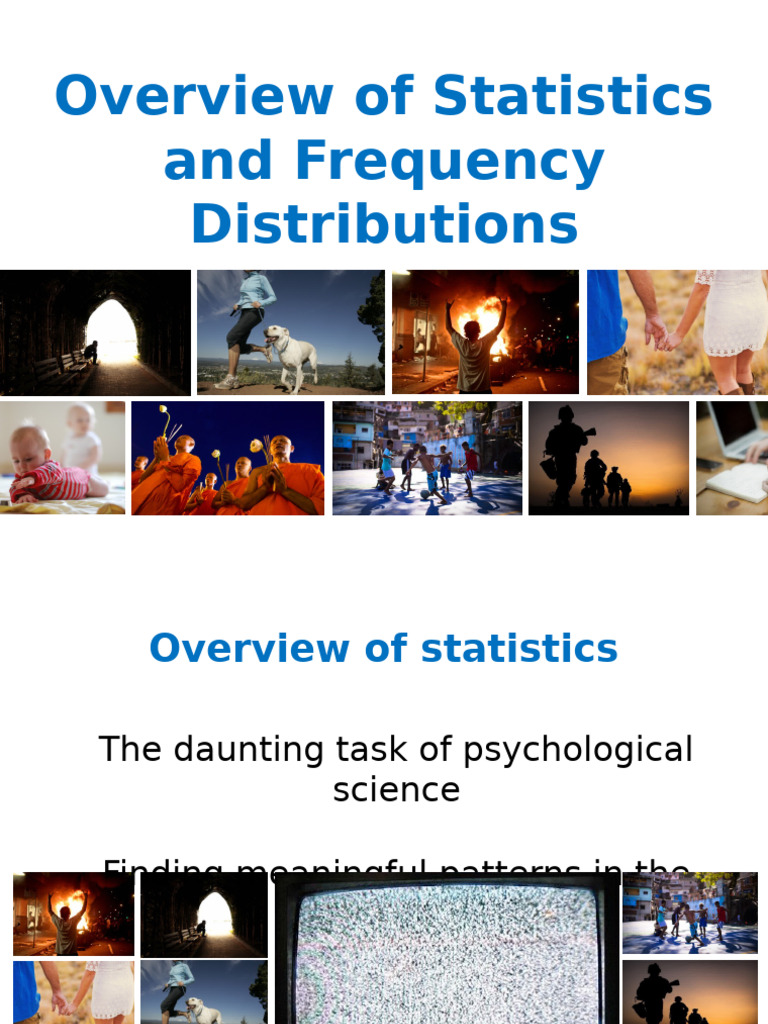03.OverviewofStatisticsandFrequencyDistributions | PDF | Variance | Statistical Theory