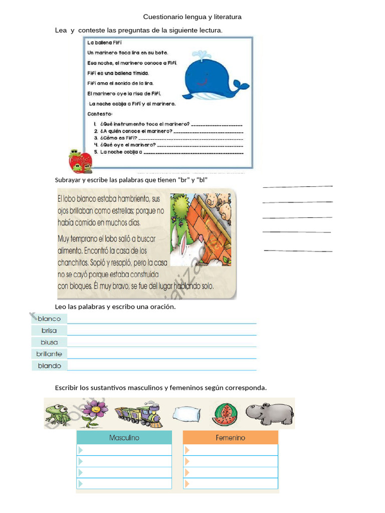 Lea y Conteste Las Preguntas de La Siguiente Lectura | PDF