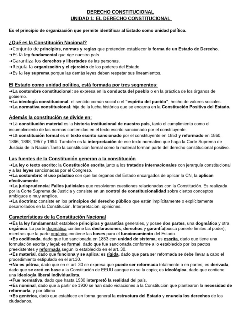 Fundamentos del Derecho Constitucional | PDF | Constitución | Habeas corpus