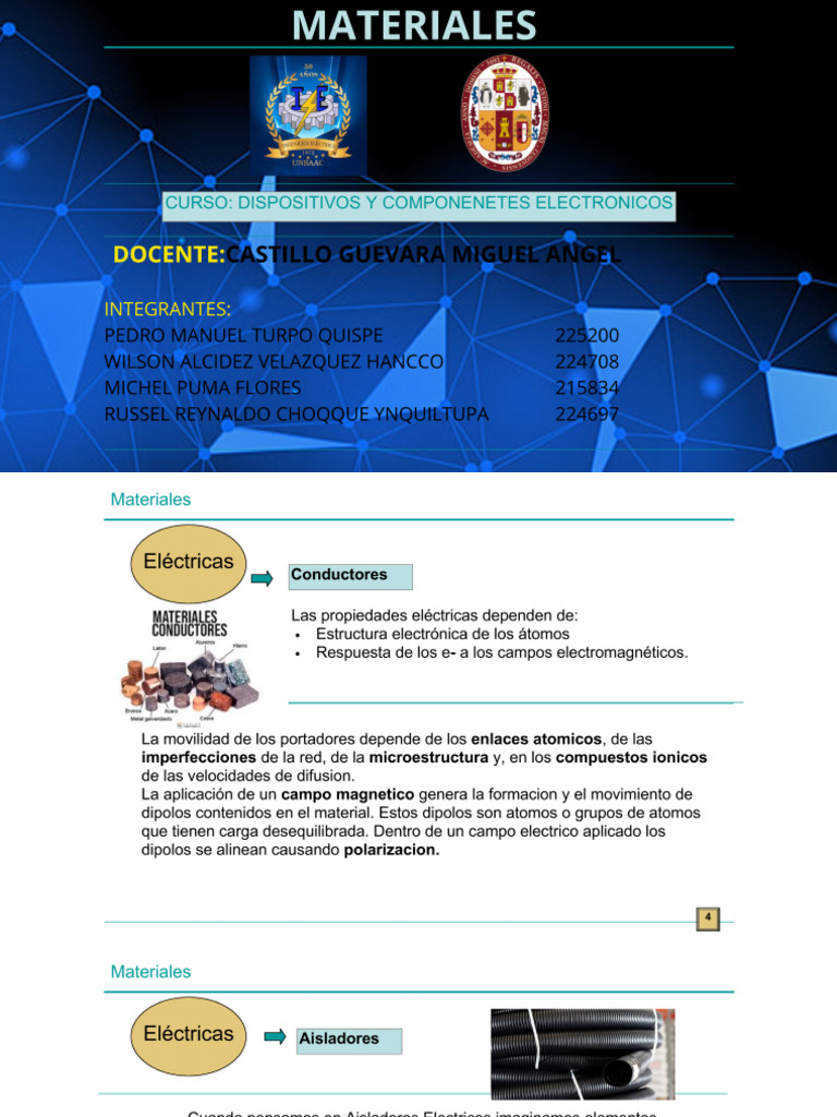 Materiales (Semiconductores) | PDF