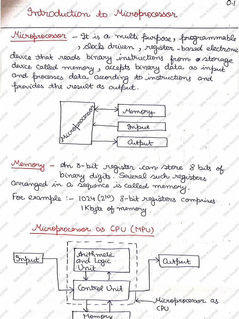 8085-T00. Introduction To Microprocessor | PDF