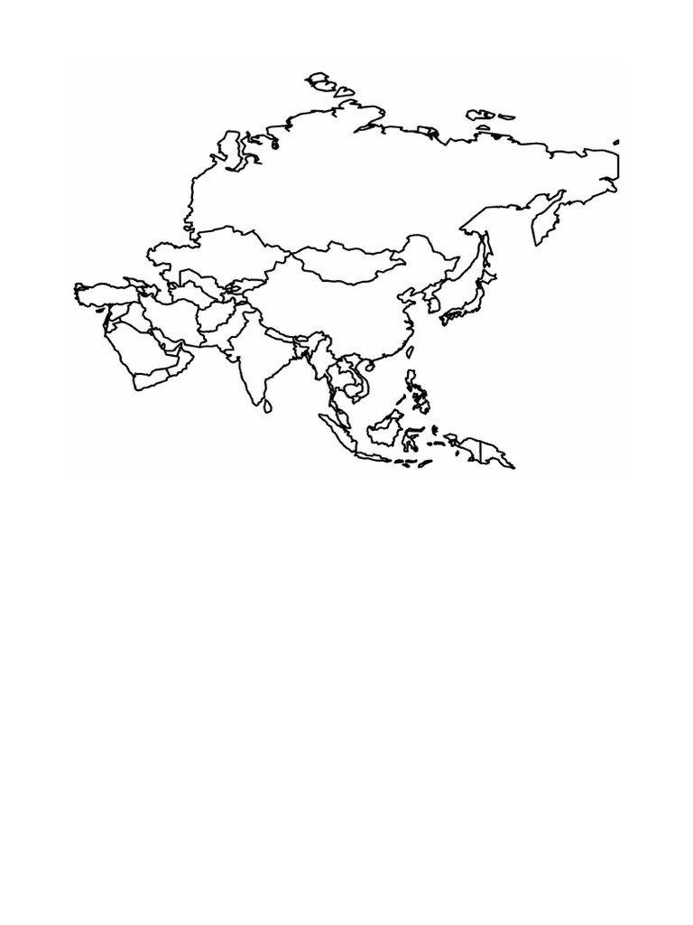 Mapa Azja | PDF