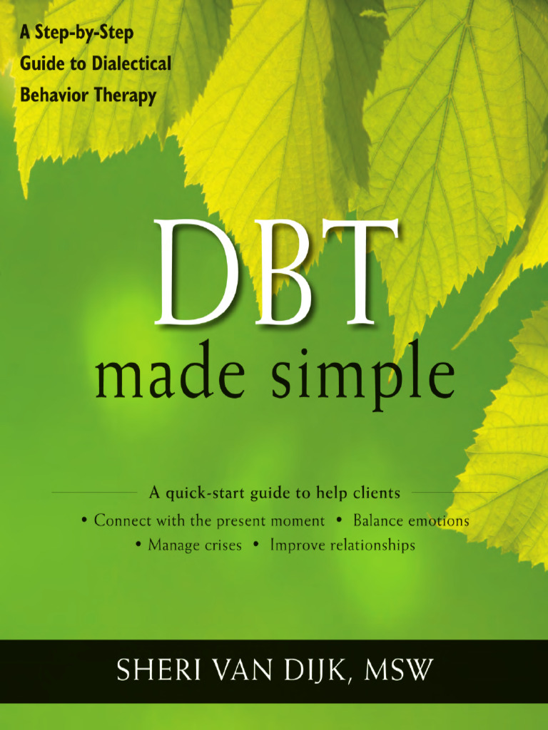 DBT Made Simple 1675612805 | PDF | Dialectical Behavior Therapy ...