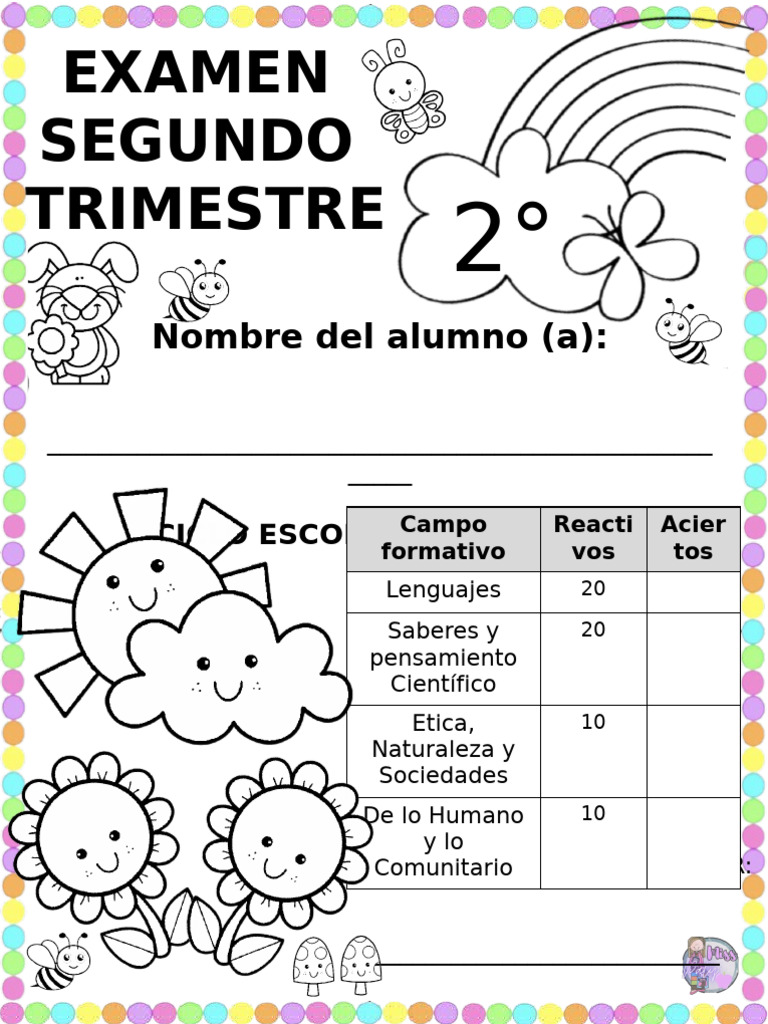 Examen 2° Trim2 | PDF