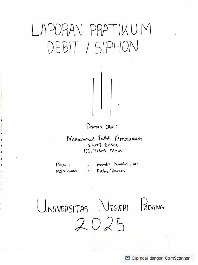 Laporan Pratikum Debit | PDF