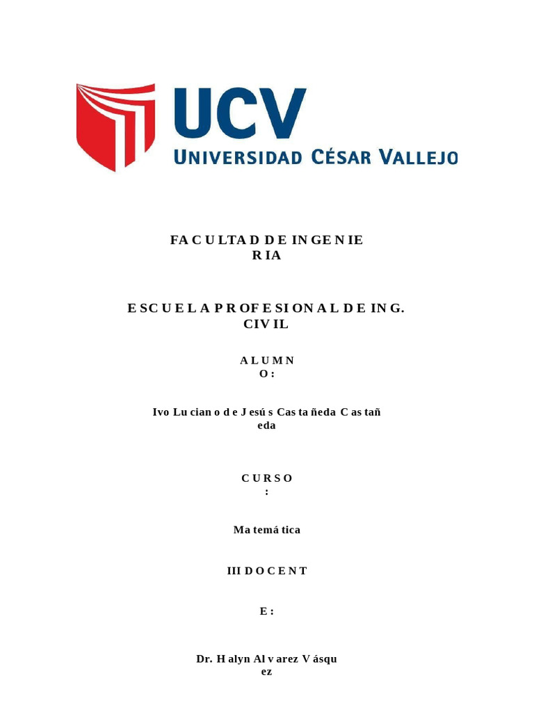 3er Informe Mate 3. Final | PDF | Ecuaciones | Ecuaciones diferenciales