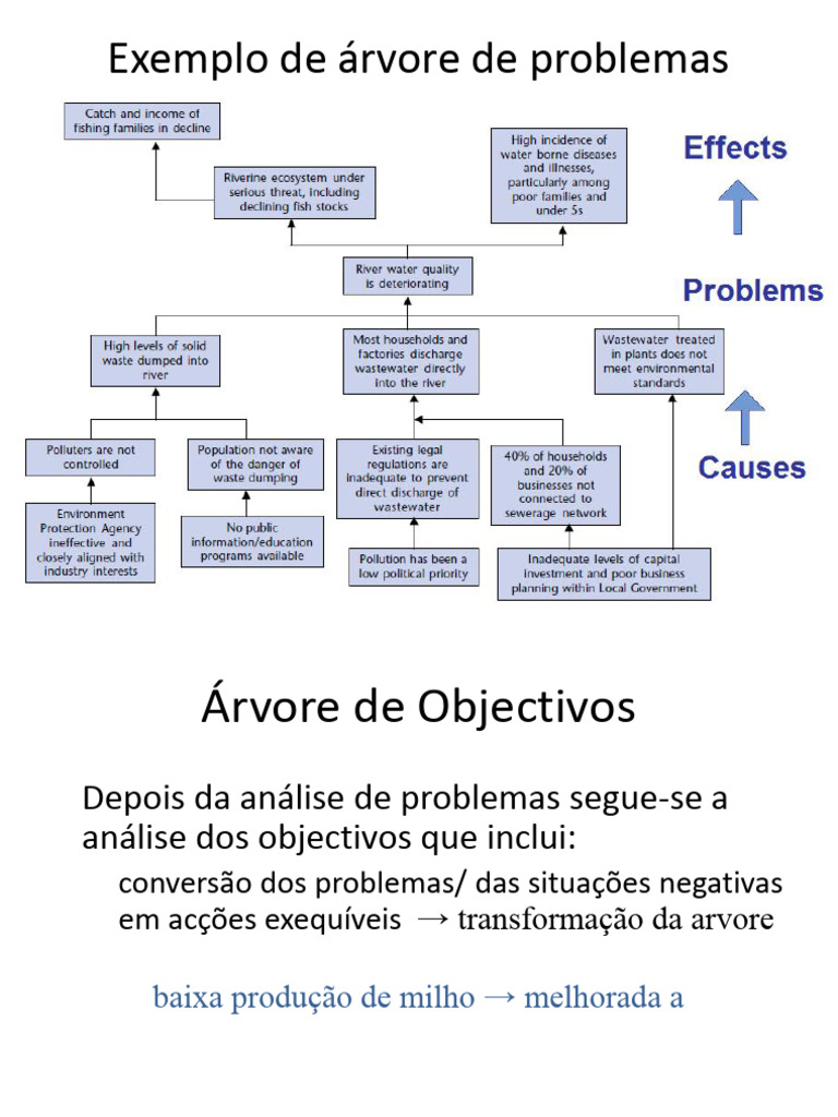 Analise Da Arvore de Problemas - Arvore de Objectivos | PDF | Orçamento ...