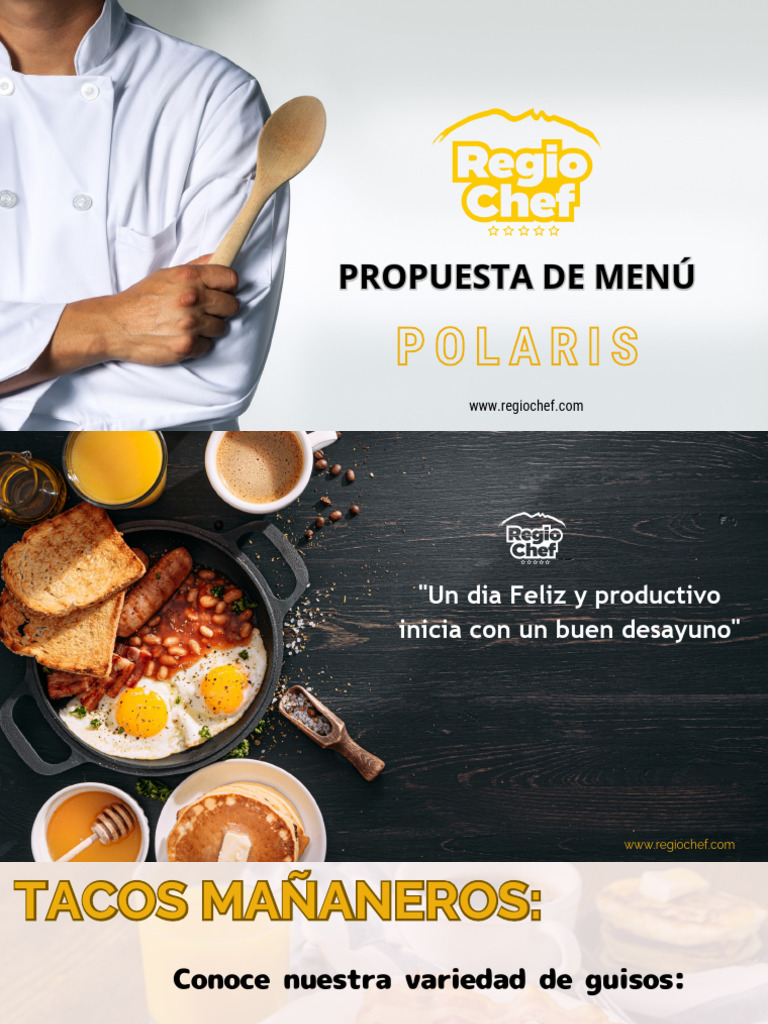 Proyecto Desayuno POLARIS | PDF