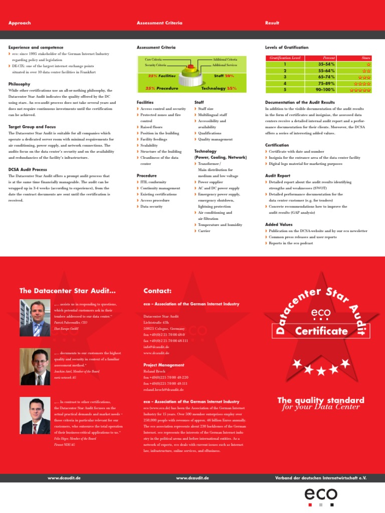 En DCSA Flyer | PDF | Data Center | Internet