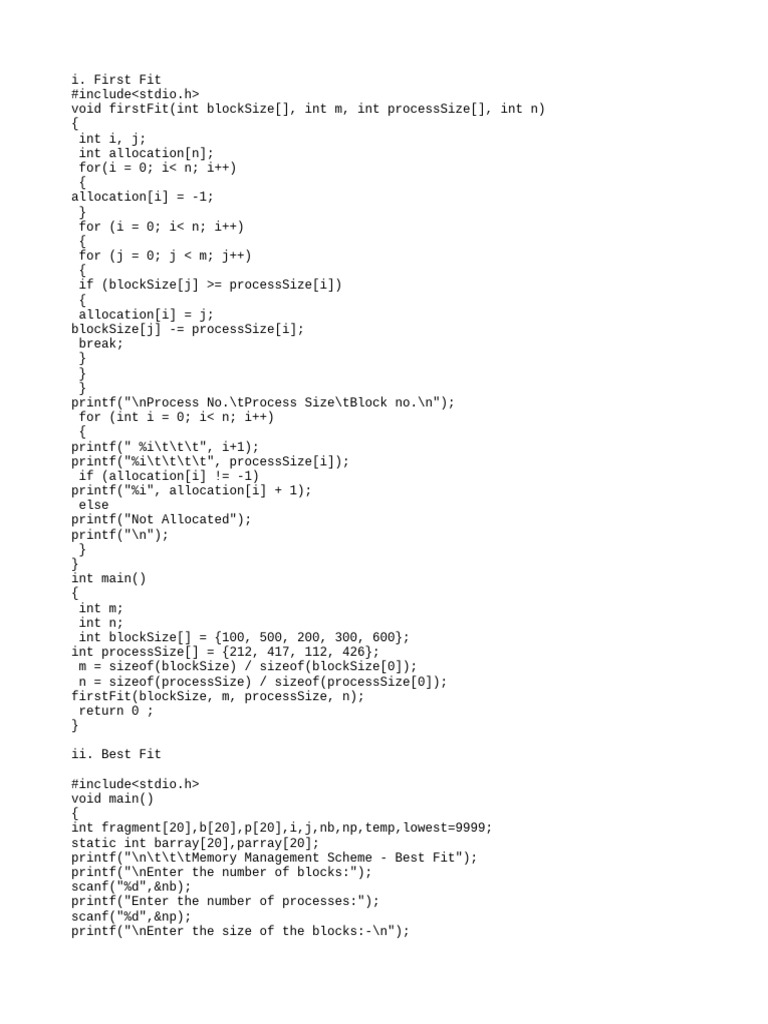 Memory Allocation Methods | PDF | Computer Architecture | Software