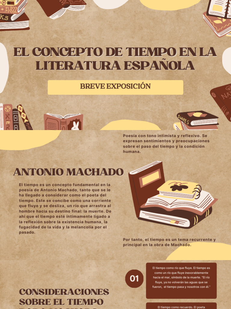 El Tiempo en la Literatura Española | PDF | Poesía