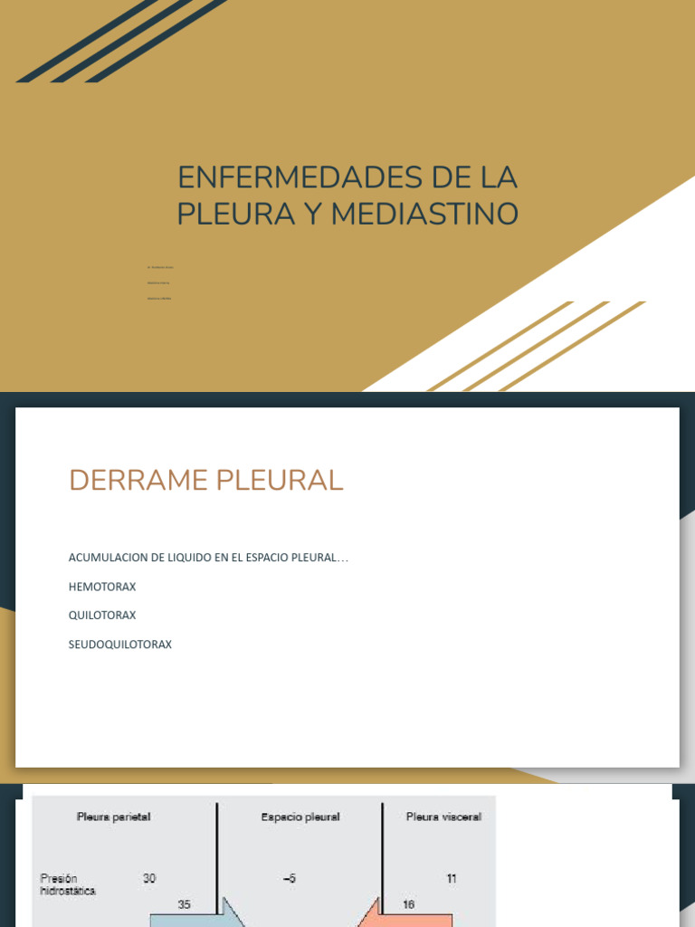 Enfermedades de La Pleura y Mediastino | PDF