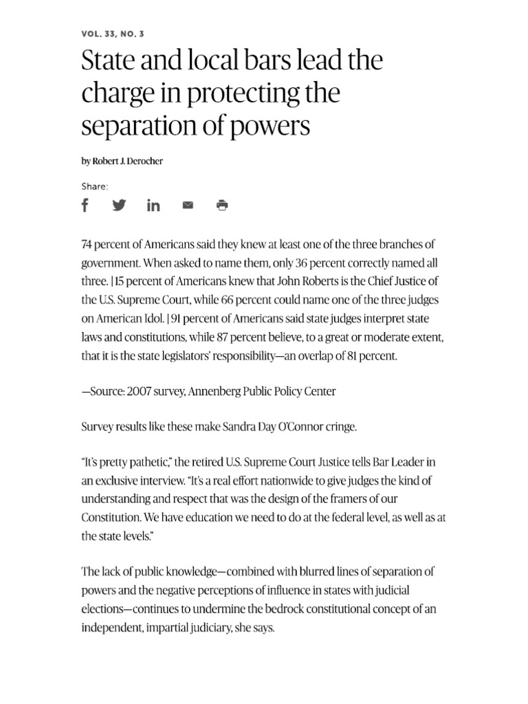 ABA STATE OF THE JUDICIARY | PDF