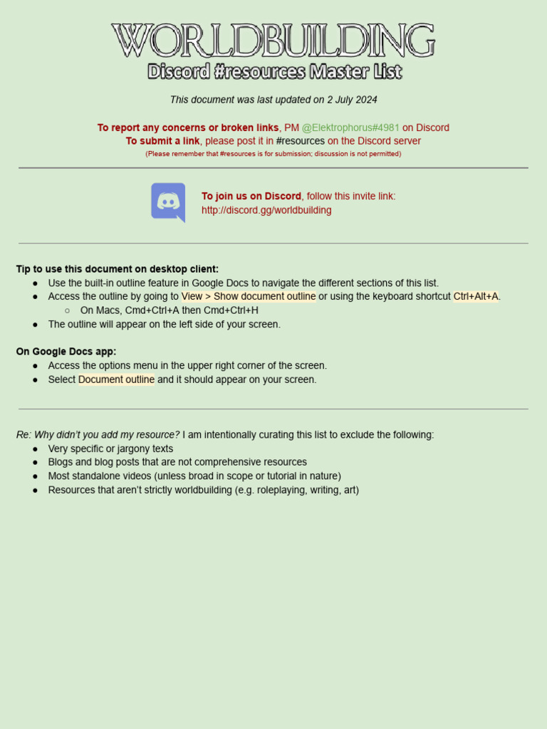 R-Worldbuilding Resources Master List. | PDF | Climate | Cartography