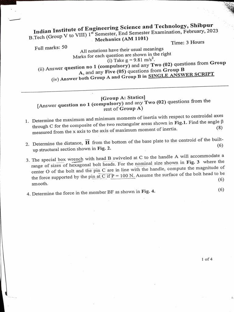 Ist Sem End Sem Feb | PDF