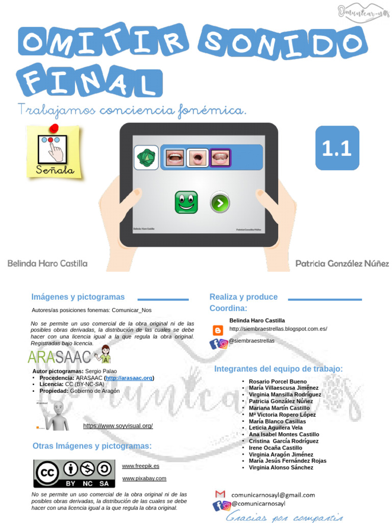 Conciencia Fonemica Omitir Fonema Final 1-1 | PDF