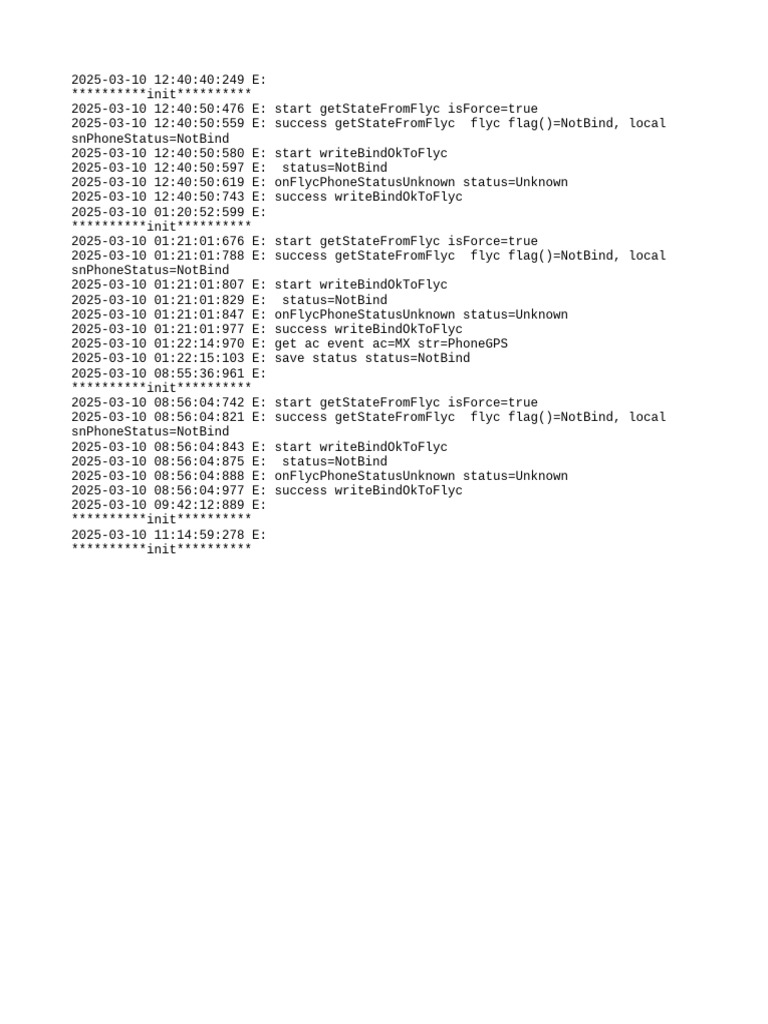 Log 2025 03 10 | PDF