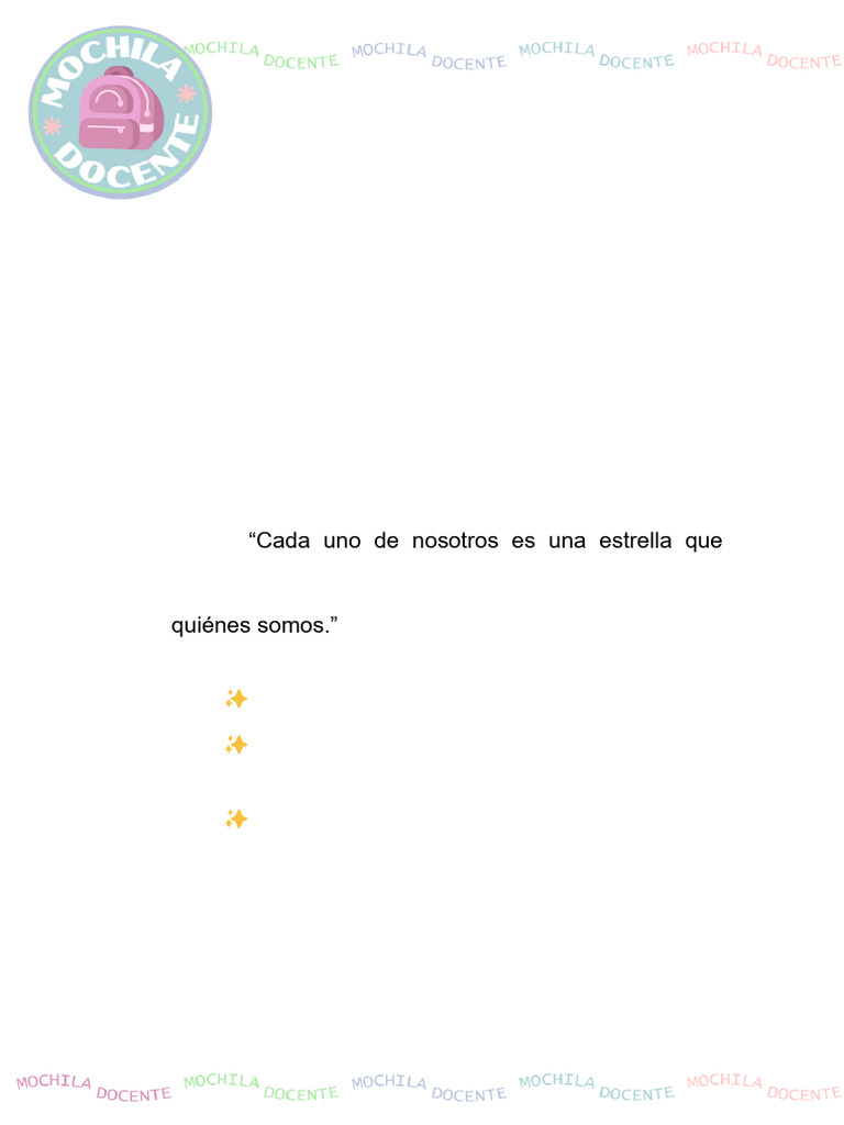 Mapa de Estrellas para Niños | PDF | Salón de clases | Estrellas