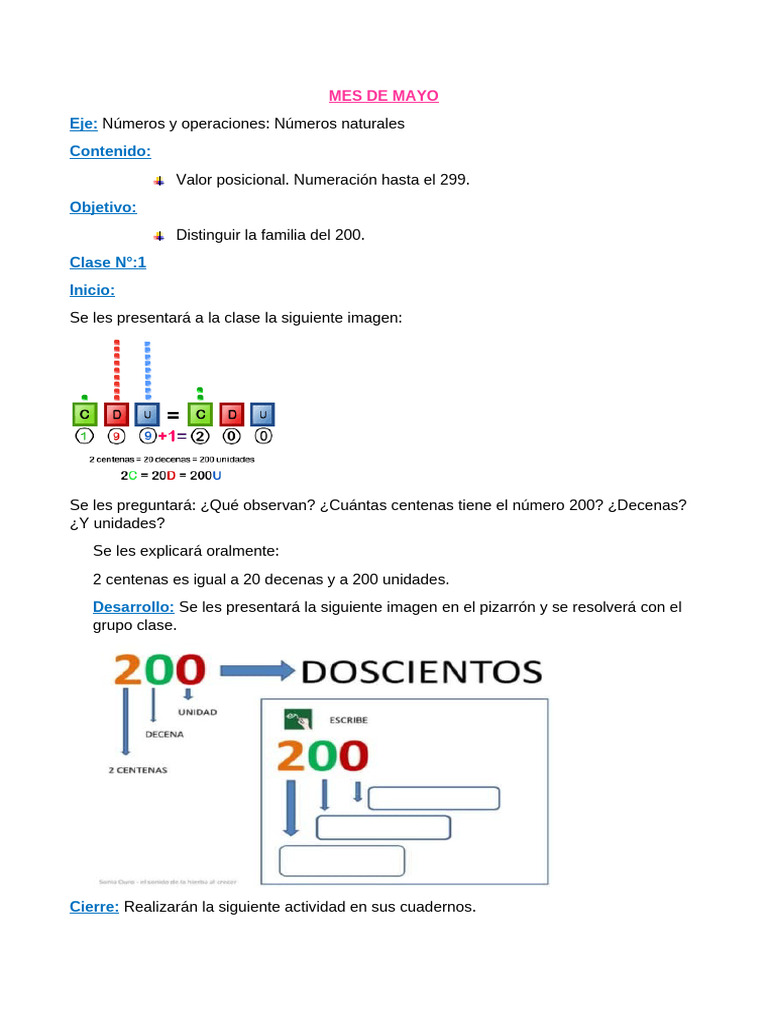 2° Matemática Mes de Mayo | PDF | Metrología | Notación Matemática