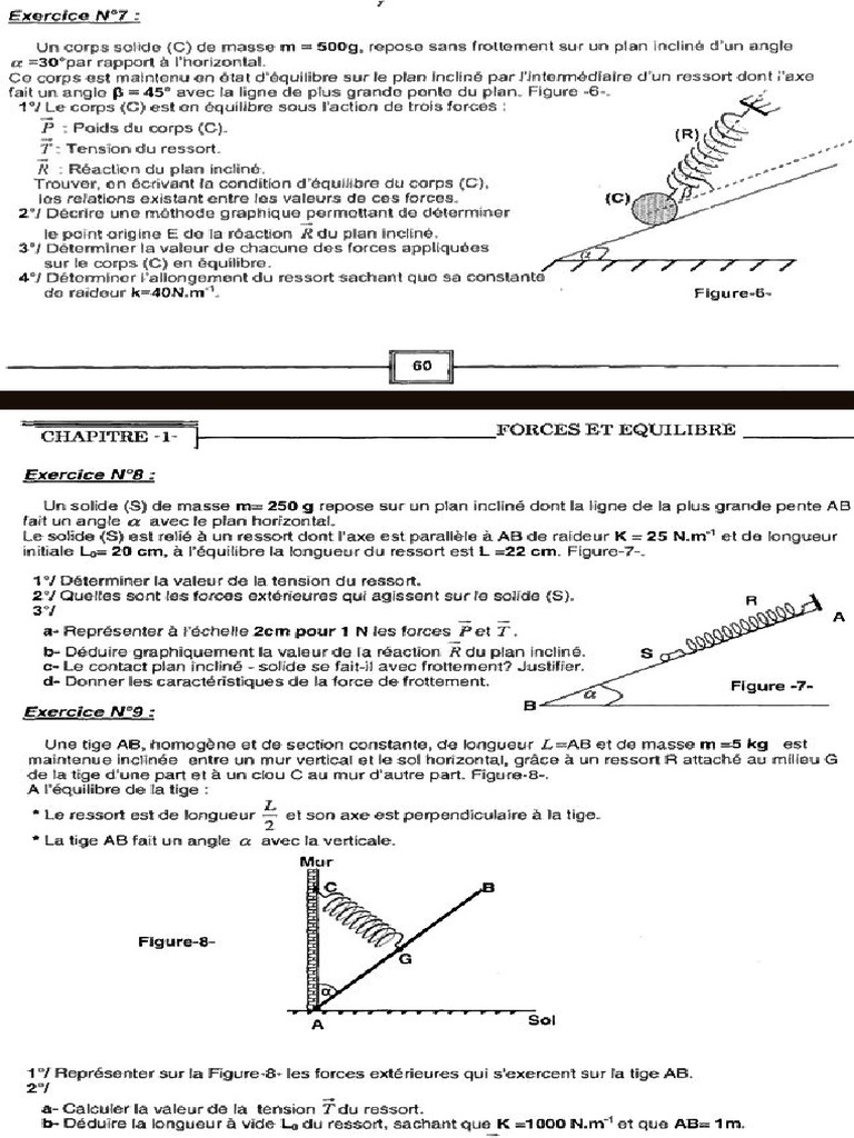 Exercices sur les forces et moments | PDF