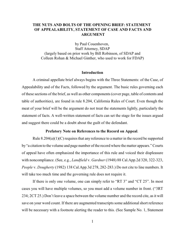TRO Dolly opening brief sample | PDF | Witness | Testimony