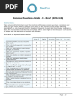 Client Session Rating Template | PDF