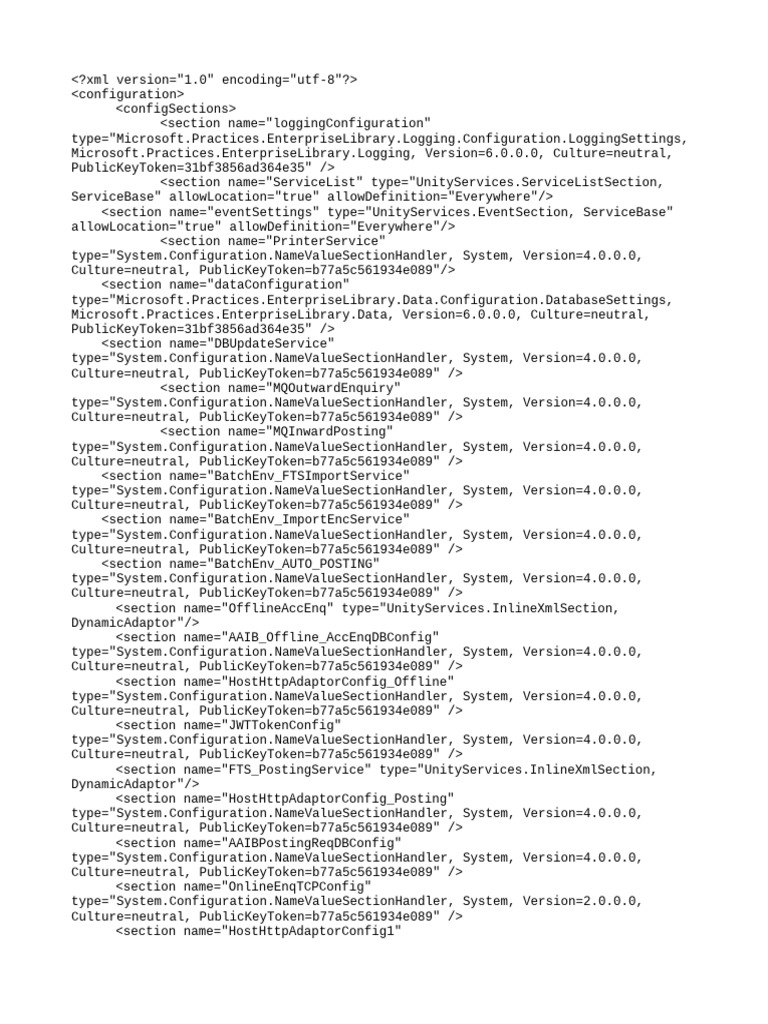 Unityconfig AAIB 20250109 | PDF