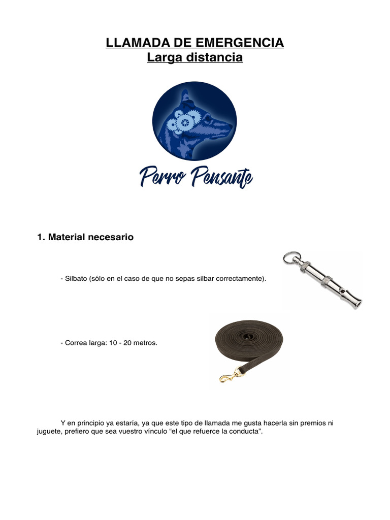 Llamada de Emergencia Larga Distancia-1 | PDF
