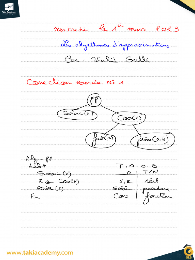 640073b62e930 Série24 Les Algorithmes-D'approximations-Corrigé | PDF
