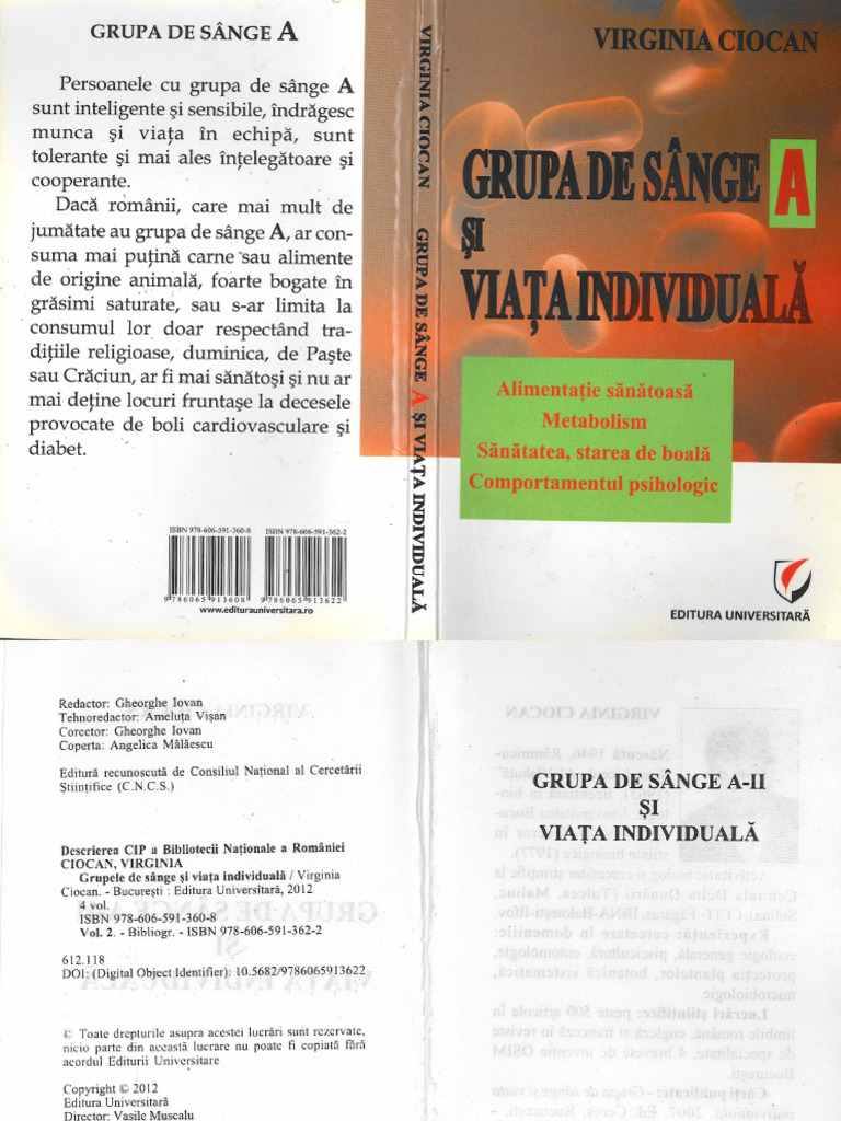 Grupa de Sange AII Si Viata Individuala | PDF