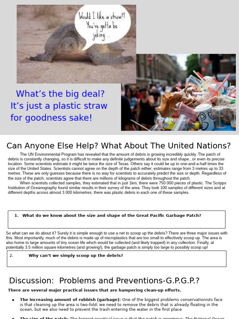 Franco Alor - RR - Tuesday The Great Pacific Garbage Patch | PDF ...