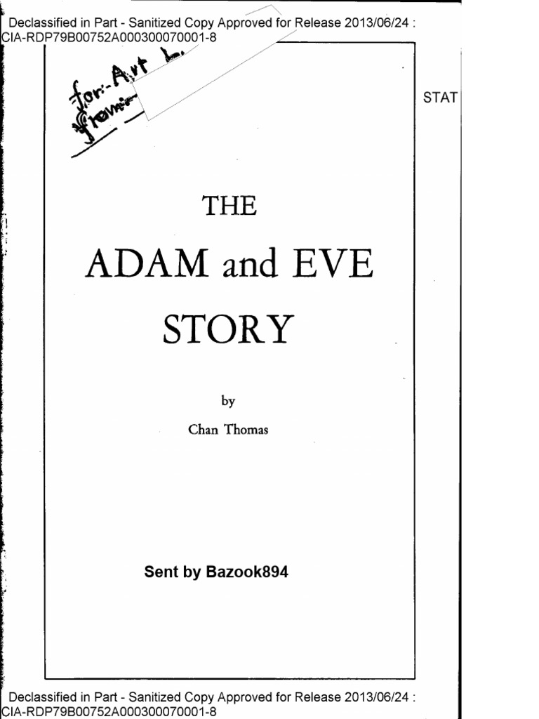 Adam Eve Story Cia | PDF