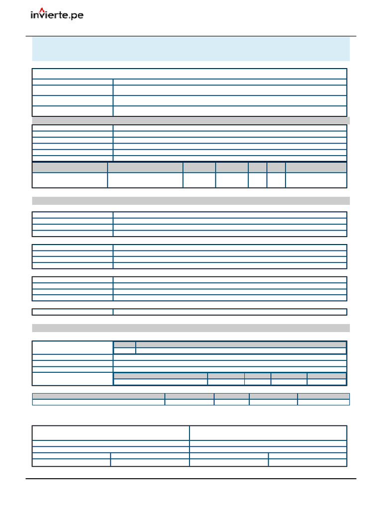 Formato 7a | PDF | Tasa interna de retorno | Inversiones