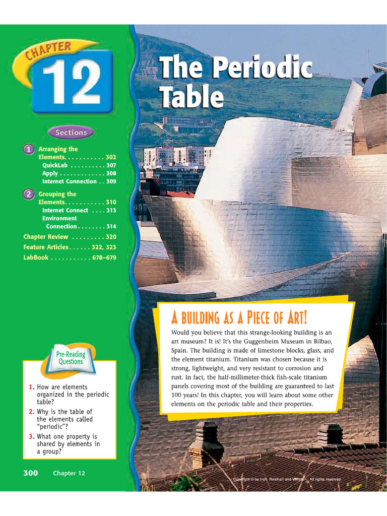 2 - Periodic Table Reading | PDF