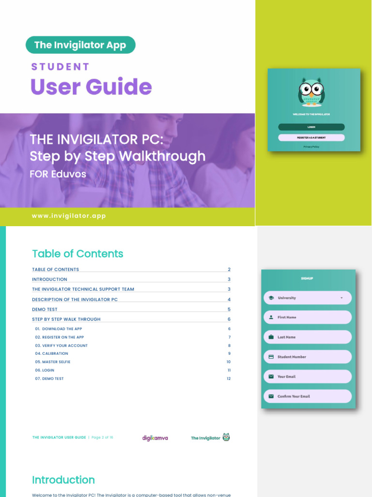 The Invigilator App - Student User Guide - PC Build | PDF | Mobile App ...