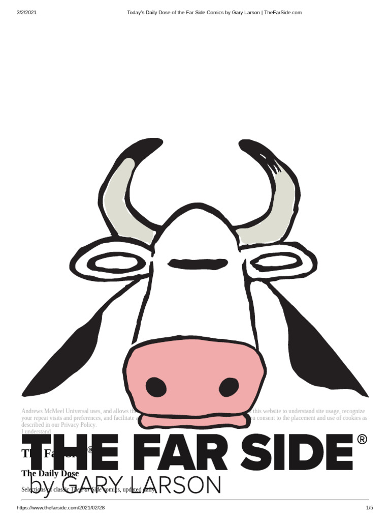 Today's Daily Dose of The Far Side Comics by Gary Larson | PDF | Gag ...