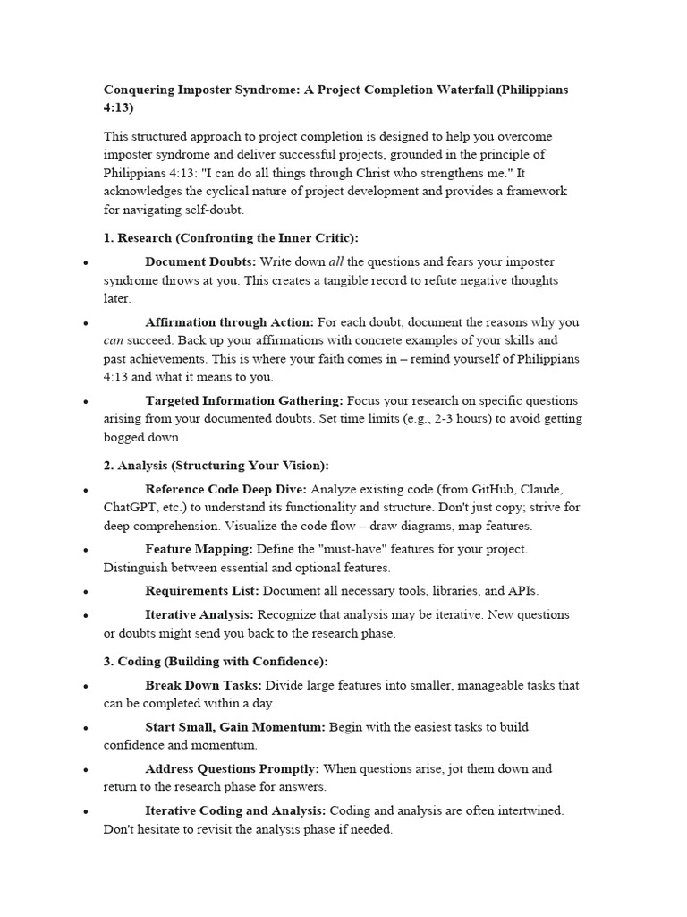 Conquering Imposter Syndrome | PDF