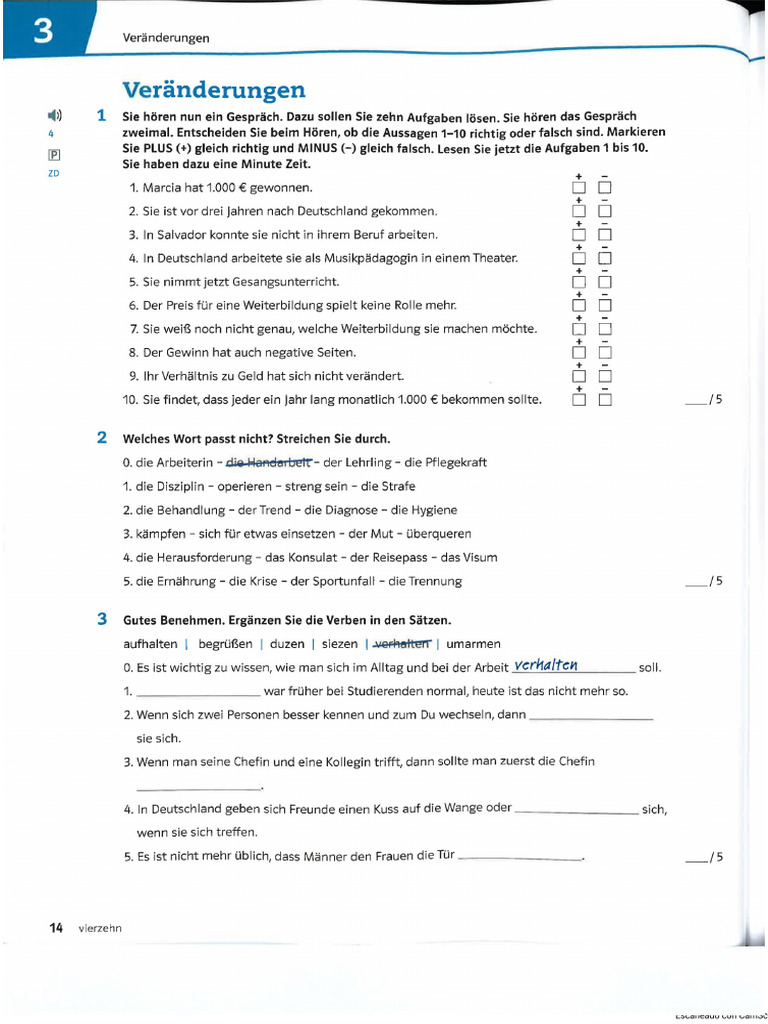 Goethe-Zertifikat B1 Testheft | PDF
