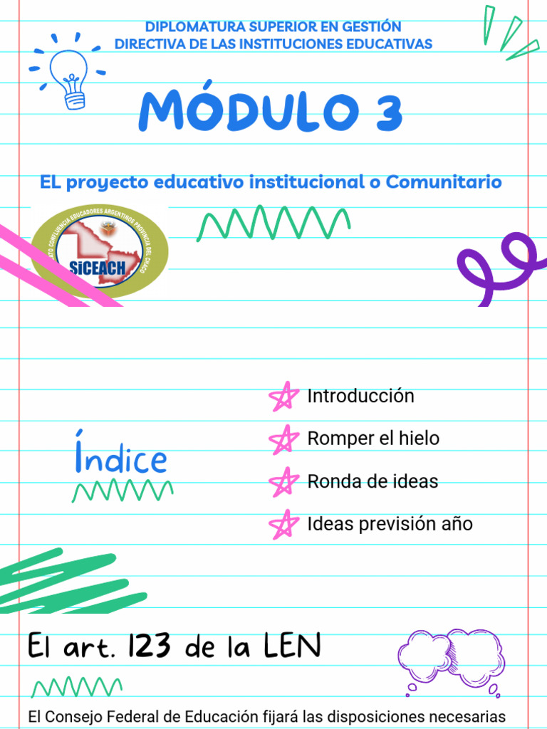 Modulo 3 1 | PDF | Pedagogía | Planificación estratégica