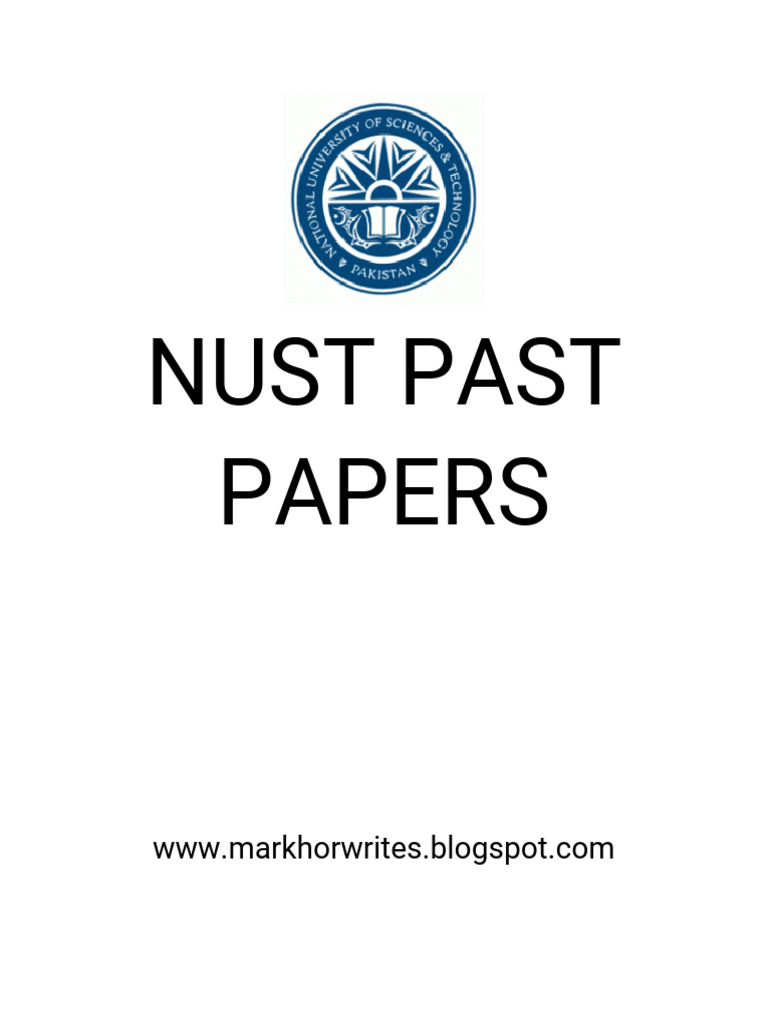 NUST NET Past Papers | PDF
