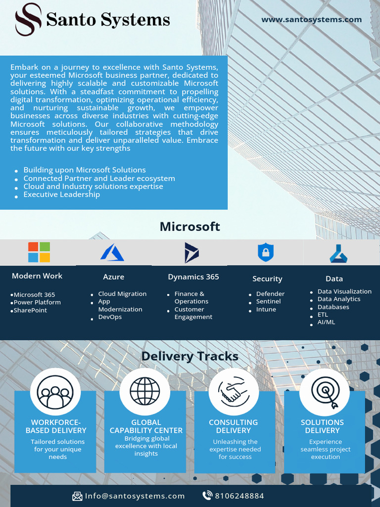 Santo Systems - Marketing Flyer | PDF