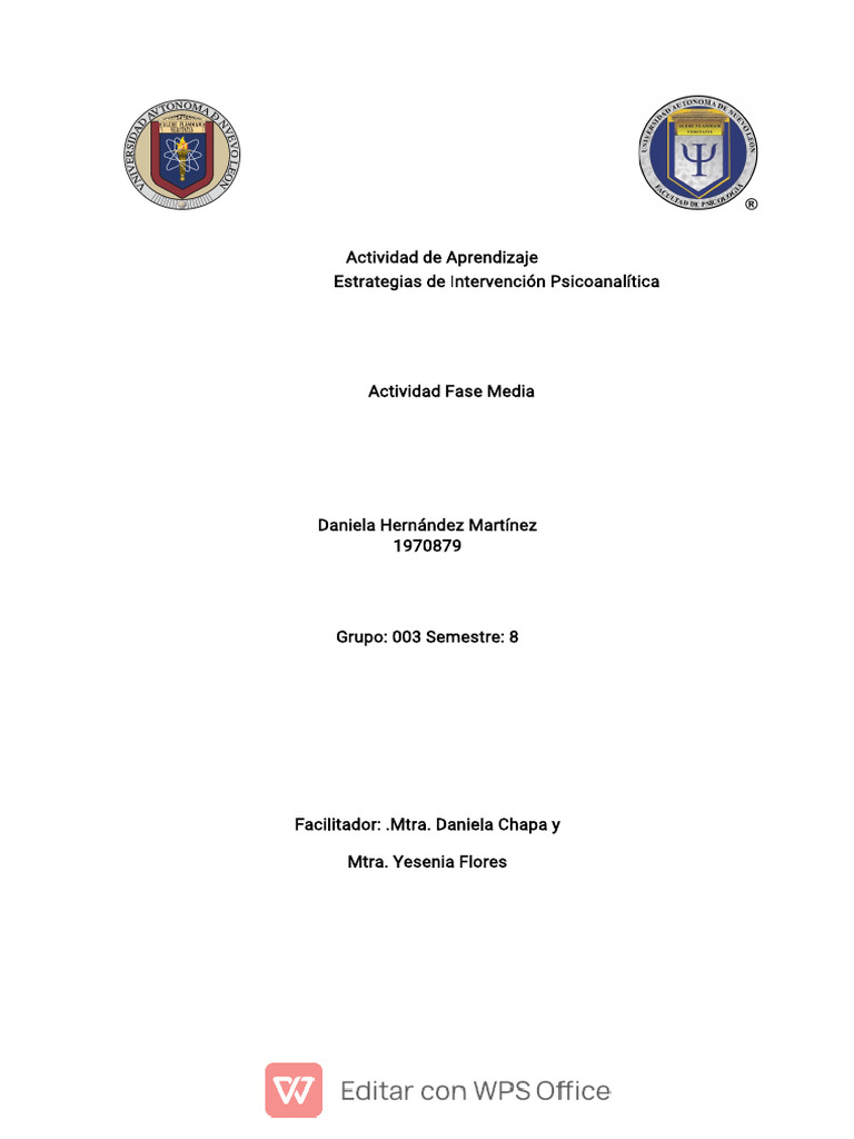 Evidencia II. EDIPI | PDF | Comunicación | Sicología