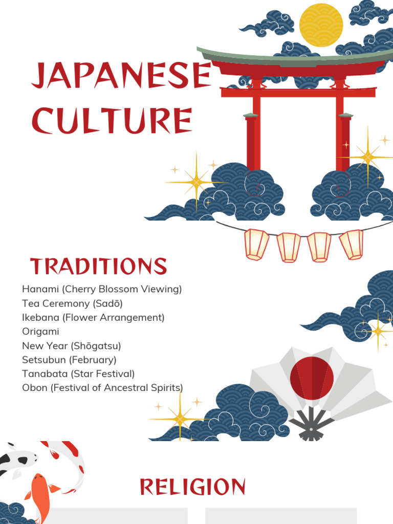 Japanese Culture and Traditions Overview | PDF